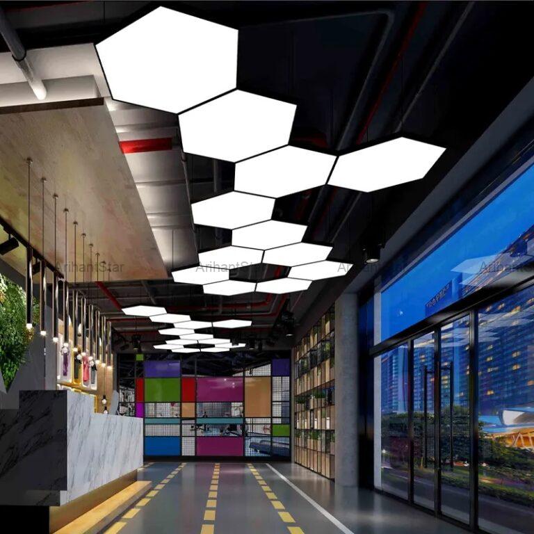 (600x2400)mm Rectangle Designer Hanging Light For Showroom, Malls