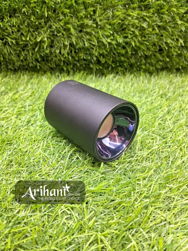 6W Cylinder Light Ceiling Black Body Rose Gold Reflector - Surface ...