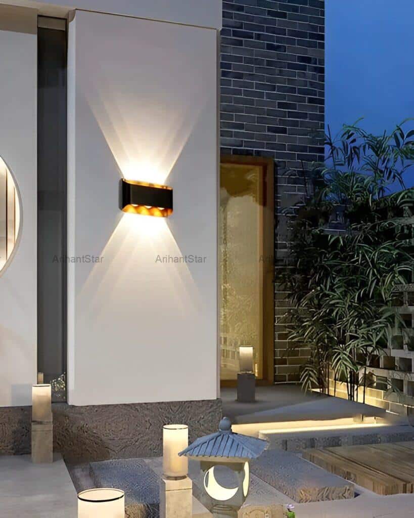 ArihantStar 6W Fancy Wall Decoration Light - Black, 3000k