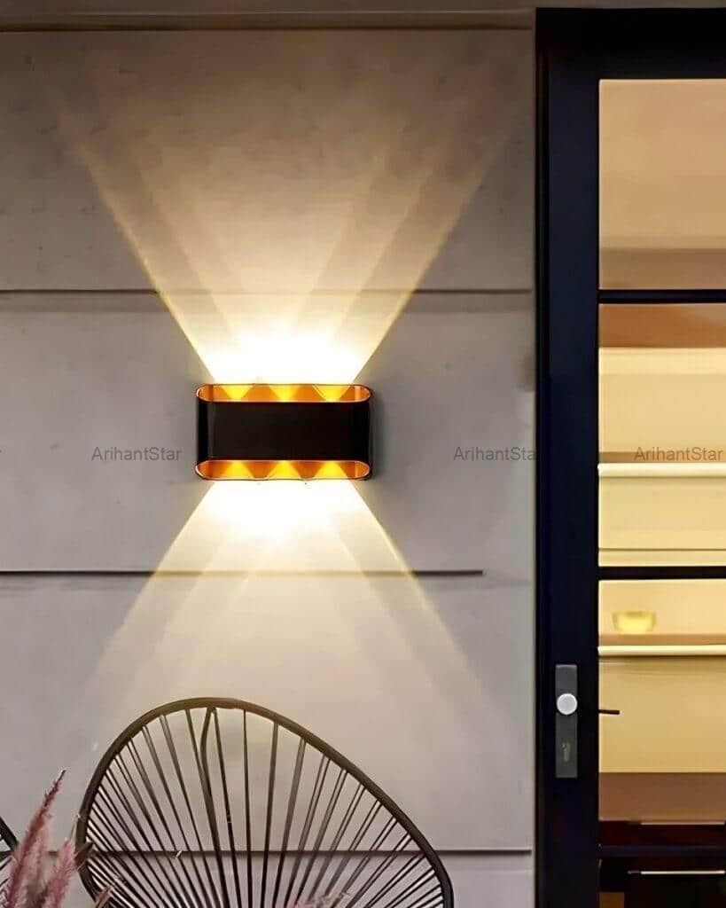 ArihantStar 6W Fancy Wall Decoration Light - Black, 3000k