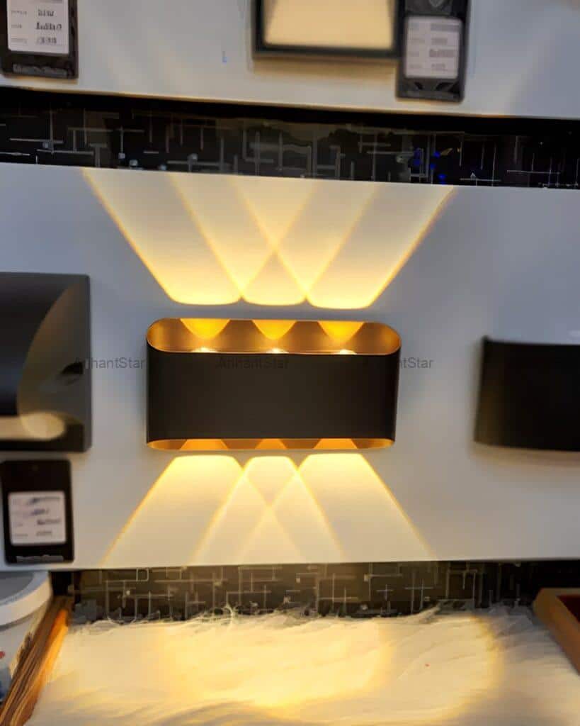 ArihantStar 6W Fancy Wall Decoration Light - Black, 3000k