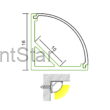 ArihantStar 16mm Aluminium Corner Profile Light Design Price