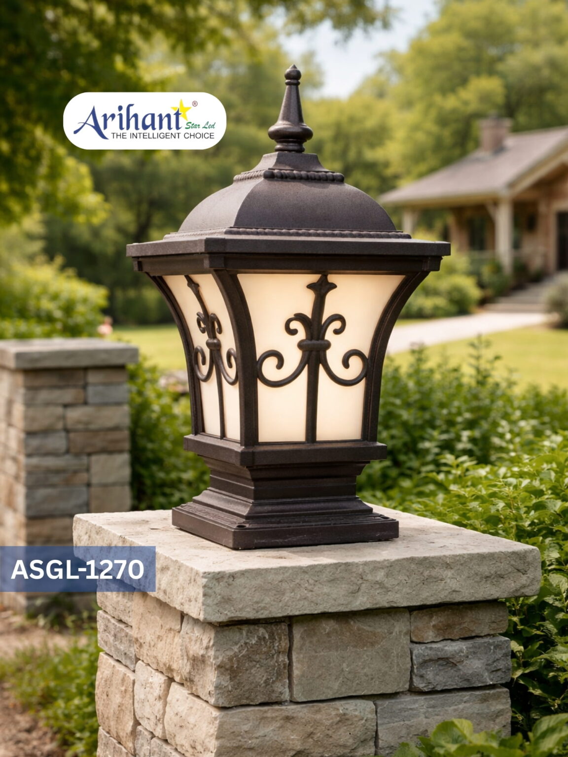 Arihant Star Led Gate Light Design For Pillars Modern Lamp